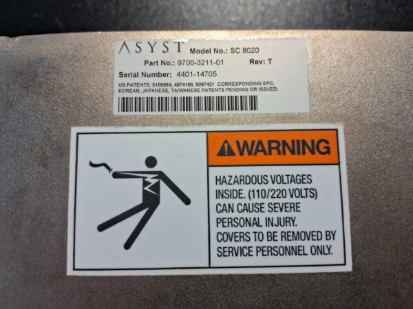 ASYST Technologies - Storage Controller - SC 8020 - Storage Controller ...