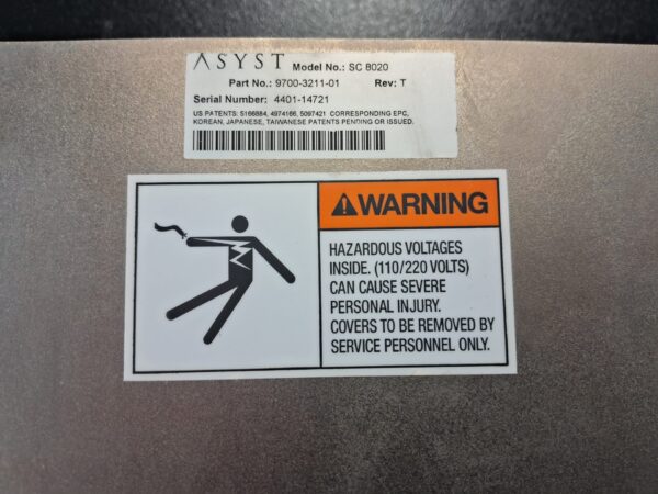 ASYST Technologies - Storage Controller - SC 8020 - Storage Controller ...